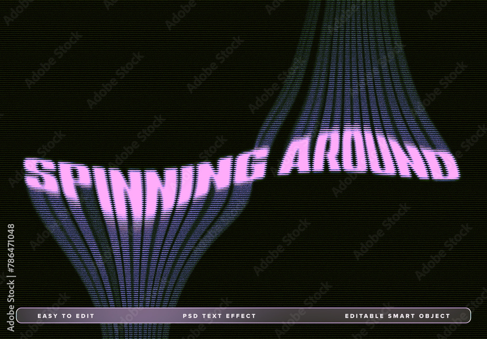 Dissolving Text Effect Mockup Stock Template | Adobe Stock