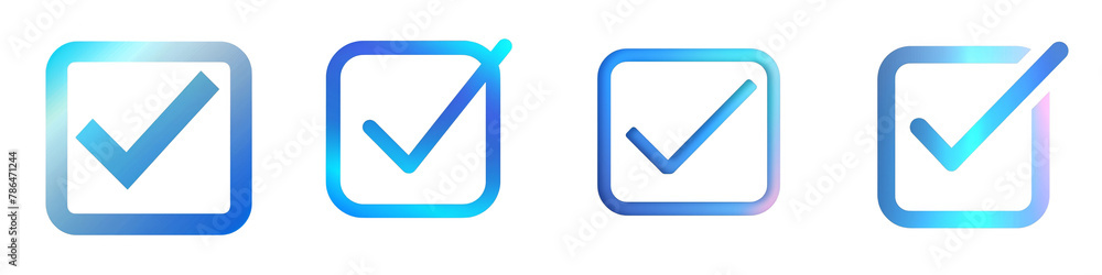 Check Box clipart collection, symbol, logos, icons isolated on ...