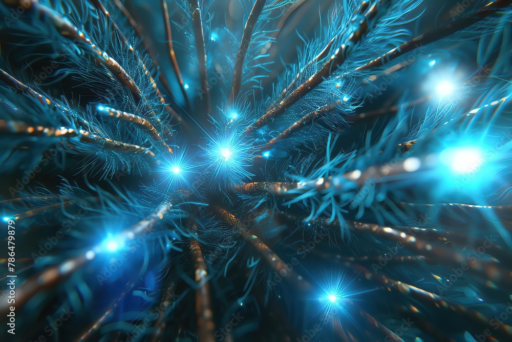 The microscope zoomed in, revealing the intricate dance of living cells ...