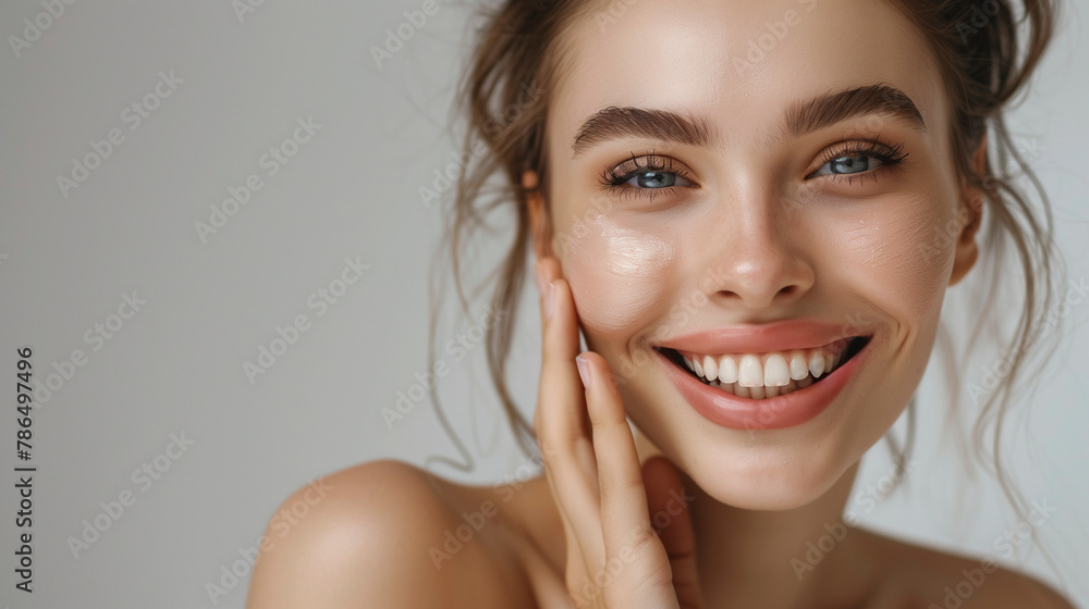 High-resolution cropped photograph showcasing skincare and cosmetics ...