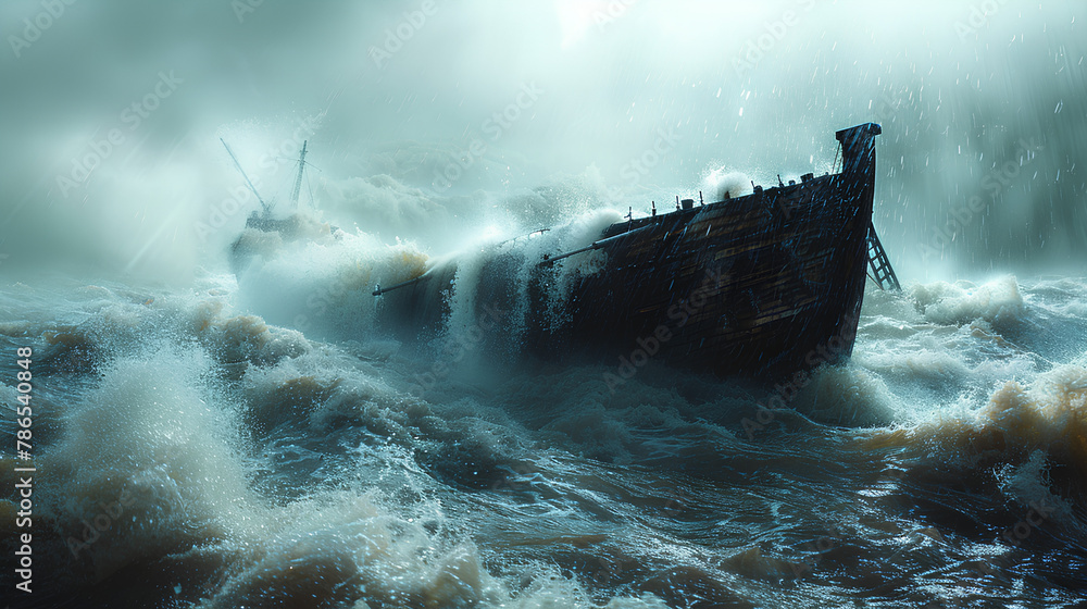 Noah's Ark in the universal flood, carried two species of each animal ...