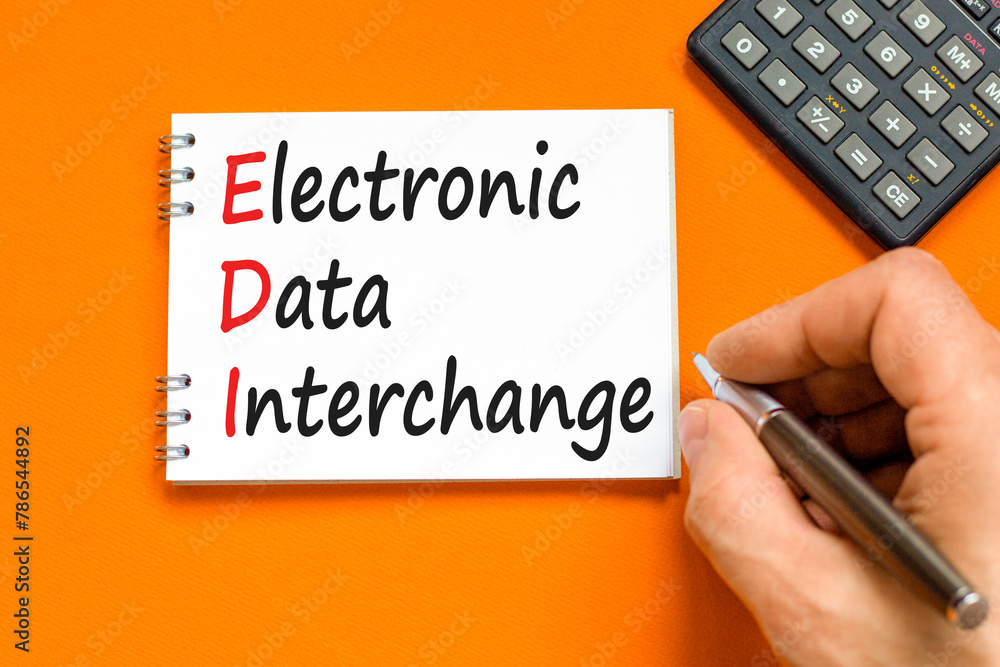 EDI electronic data interchange symbol. Concept words EDI electronic ... EDI electronic data interchange symbol. Concept words EDI electronic ...