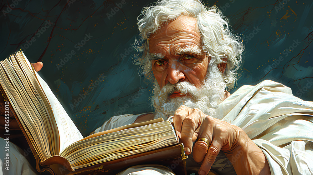 Historical Character made with AI, from ancient Greece his name was ...