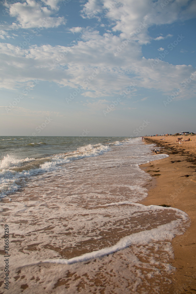 Arabat beli - sand spit-peninsula in the western part of the Sea of ...