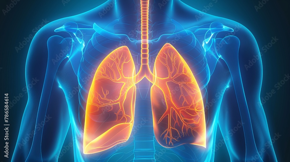 The human respiratory system consists of the lungs, which allow us to ...