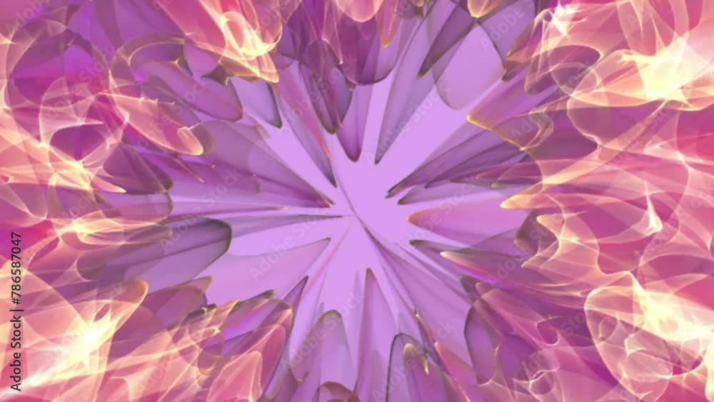 Abstract animated wallpaper on a light background, showing the beauty ...