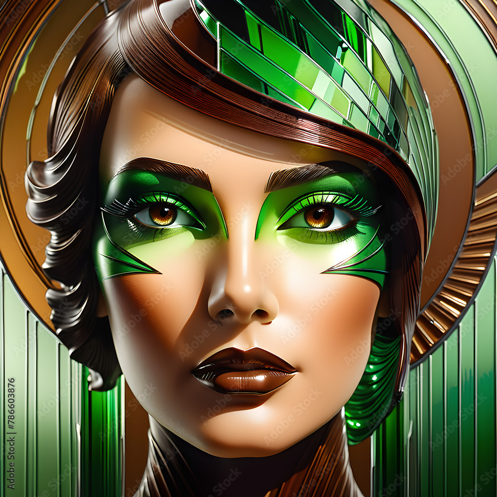 Anna was a striking woman with mesmerizing green eyes that seemed to ...