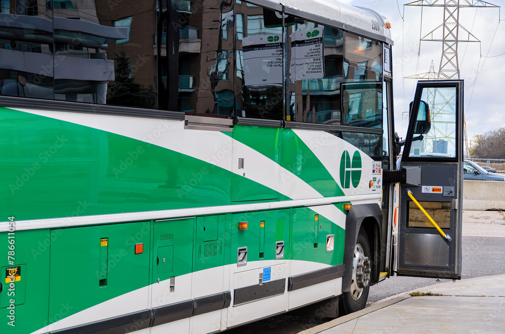 GO bus service. GO is a regional public transit system serving the ...