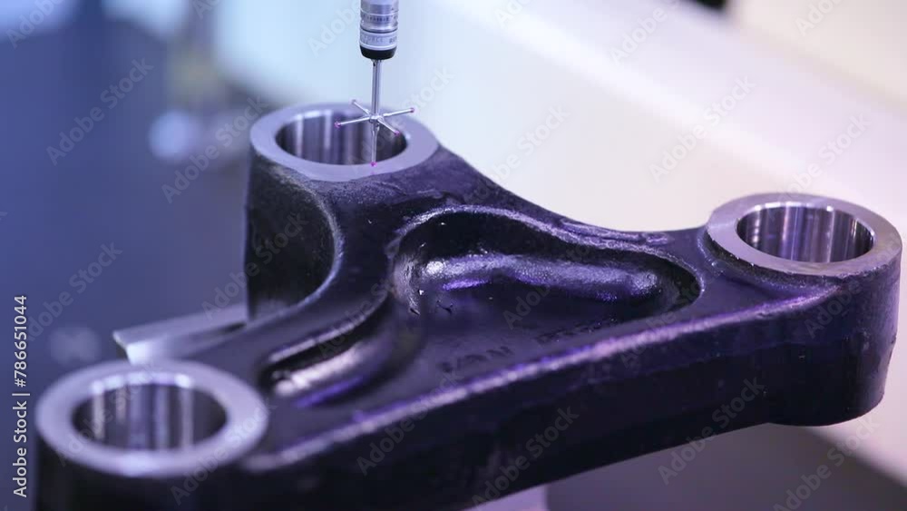 coordinate-measuring machine CMM device measuring geometry of physical ...