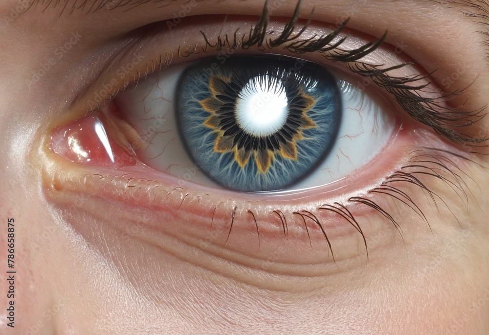 Human veins cross section in Bright Colours Stock Illustration | Adobe ...