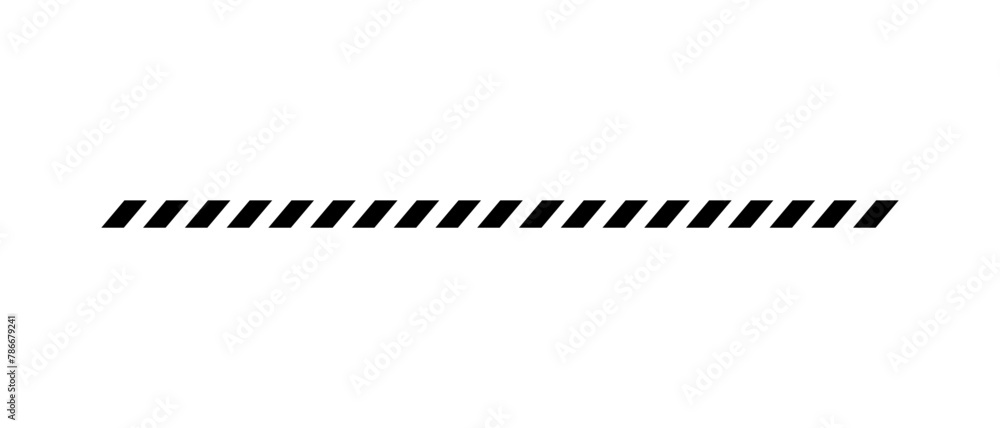 Slash line. Border with diagonal lines. Angle of tilt stripes. Black ...