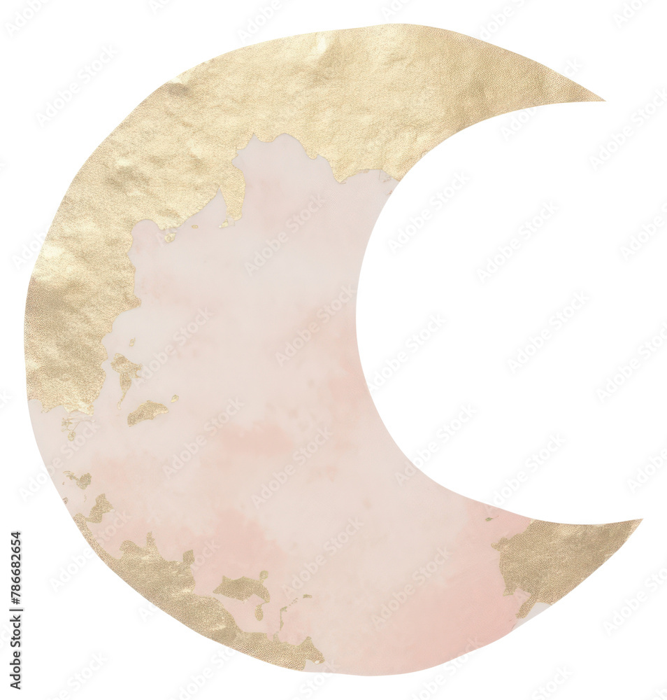 PNG Glitter moon ripped paper nature white background astrology Stock ...