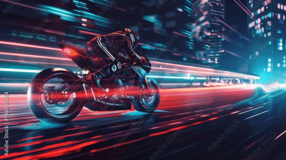 A cybersecurity analyst on a motorcycle racing against time to deliver ...