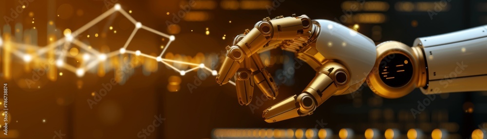 Artificial intelligence AI, Machine learning algorithms optimizing ... Artificial intelligence AI, Machine learning algorithms optimizing ...
