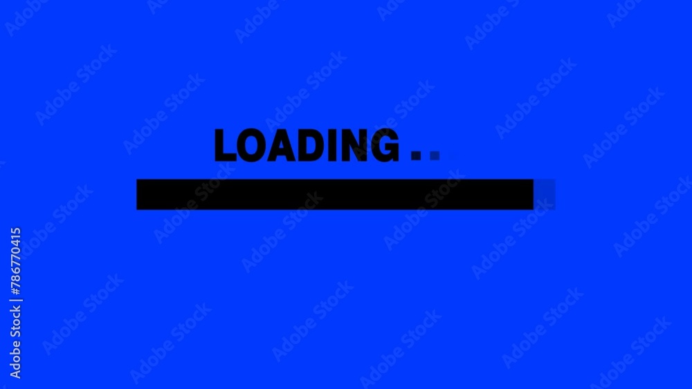 Loading bar animation isolated on transparent background, Loading ...