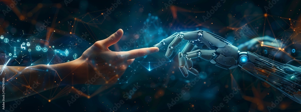 Digital Hands Wallpaper