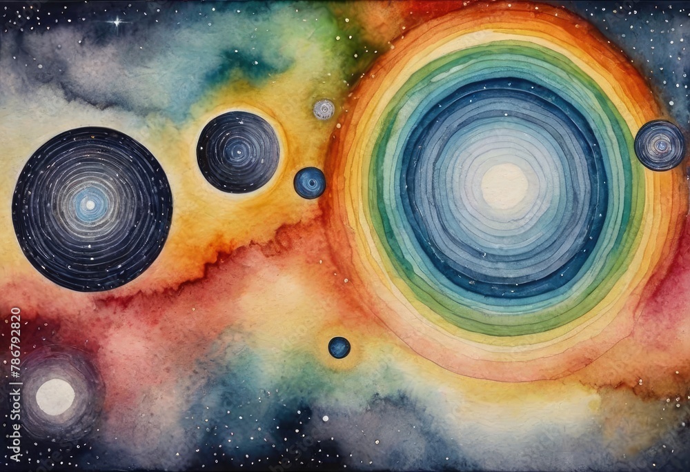 galactic wallpaper with a pattern of star systems in different shades ...