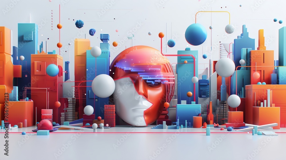 Bring to life a utopian dreamscape through the fusion of psychological ...