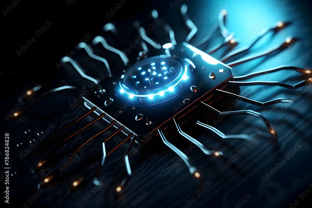 Futuristic Artificial Neuron and Binary Code Transmission Microchip ...