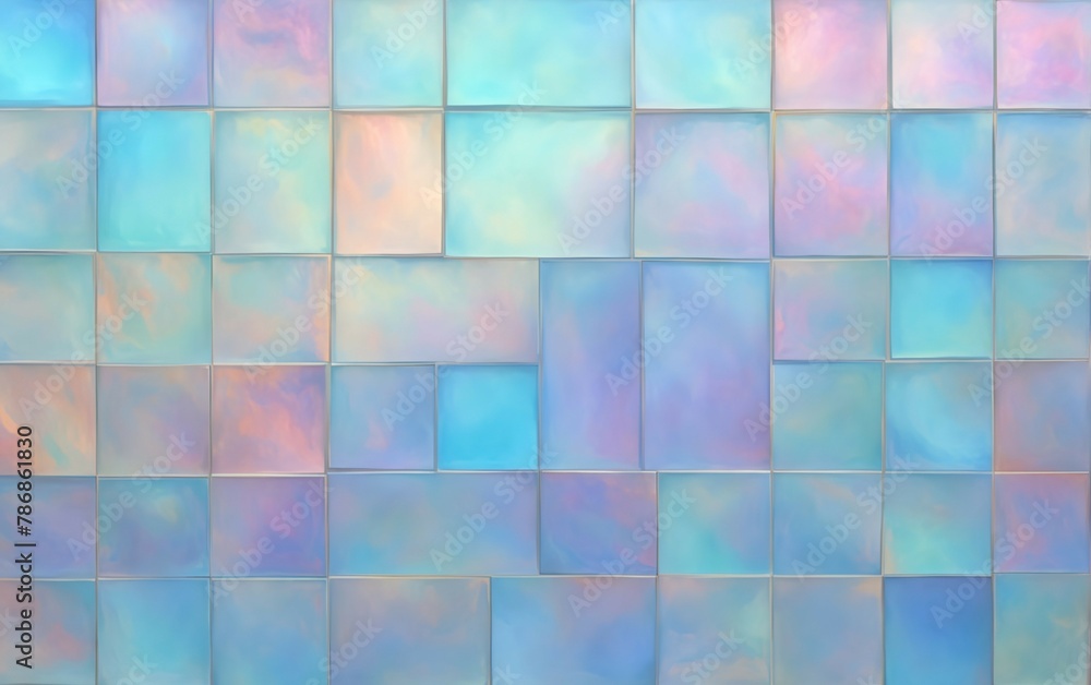 Holographic Tile Texture Background Stock Illustration | Adobe Stock