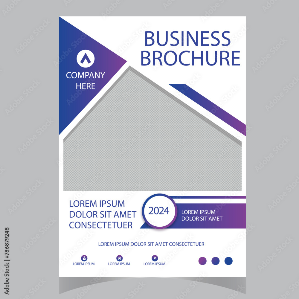 poster flyer pamphlet brochure cover design layout space for photo ...