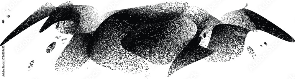 Distressed gradient shape . Shade of sphere . Noise destroyed circle ...