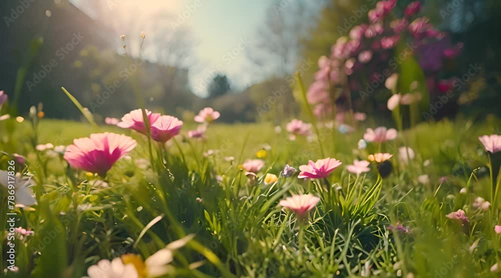 Green Grass and Blooms, Captured Through Pinhole Photography, Immersed ...