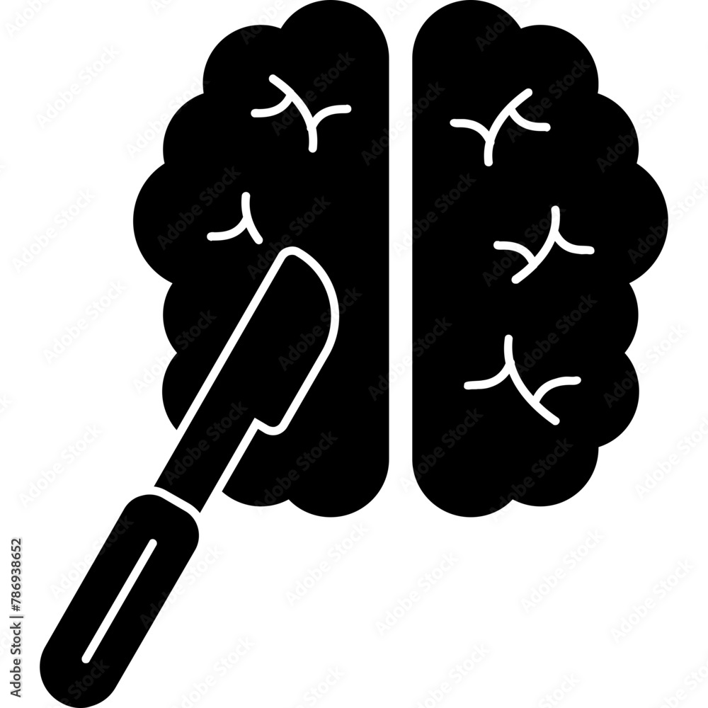 Lobotomy Icon Stock Vector | Adobe Stock