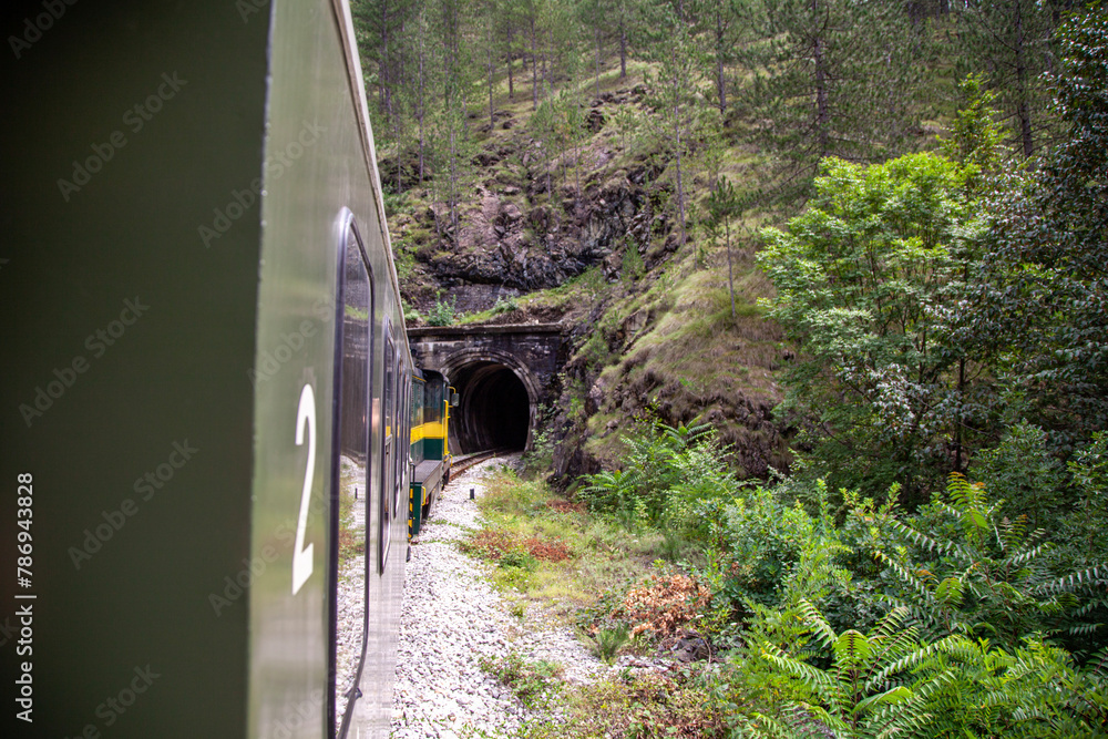 Sargan Eight, Narrow-gauge heritage railway, Mokra Gora village, Serbia ...