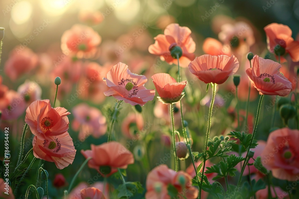English garden during the month of June. Stock Photo | Adobe Stock