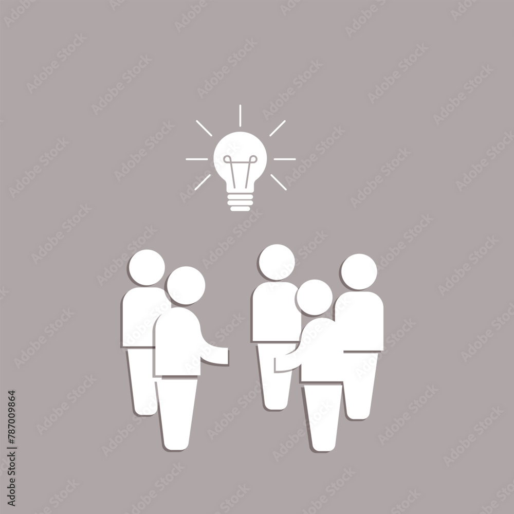 Team. Vector flat group of people. Avatar, user profile, person icon ...