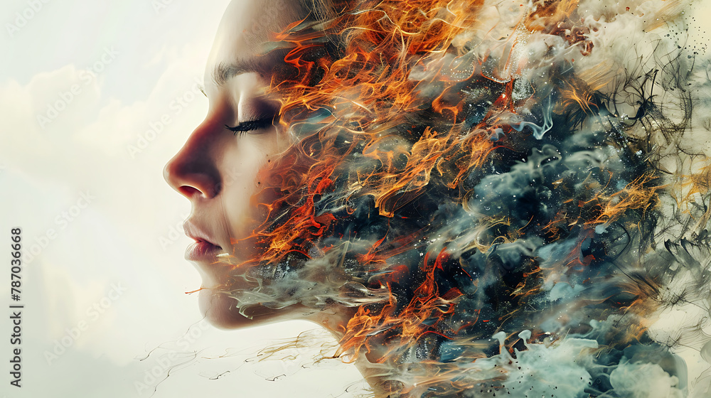 the internal battles and complexities of mental health through a close ...