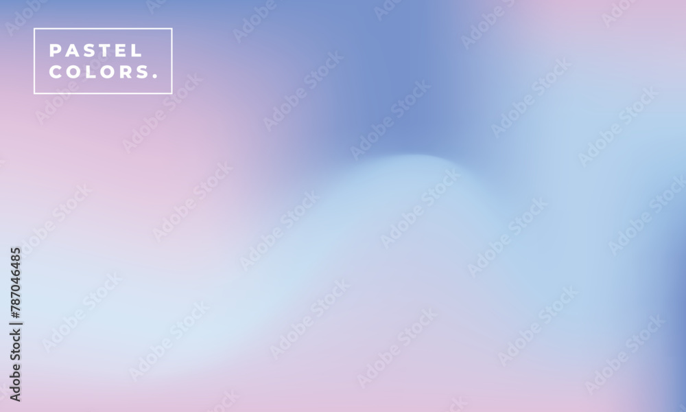 Abstract colorful pastel gradient background. Blurred fluid color ...