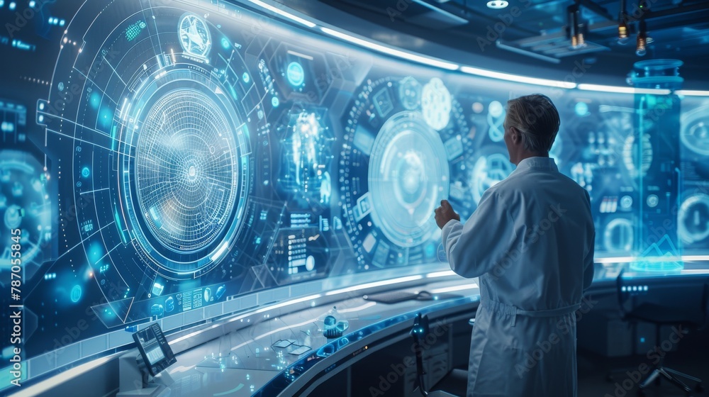 Quantum-based health assessment technology showcased in modern lab ...