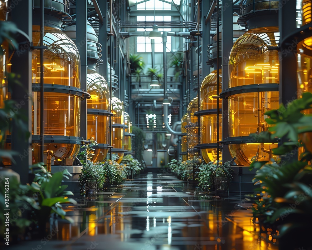 Bioenergy research center processing organic waste, with a focus on ...