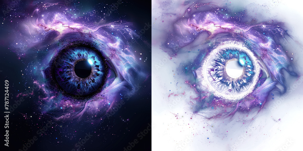 cosmic eye in galaxies swirls, spiritual stardust cosmic energy ...