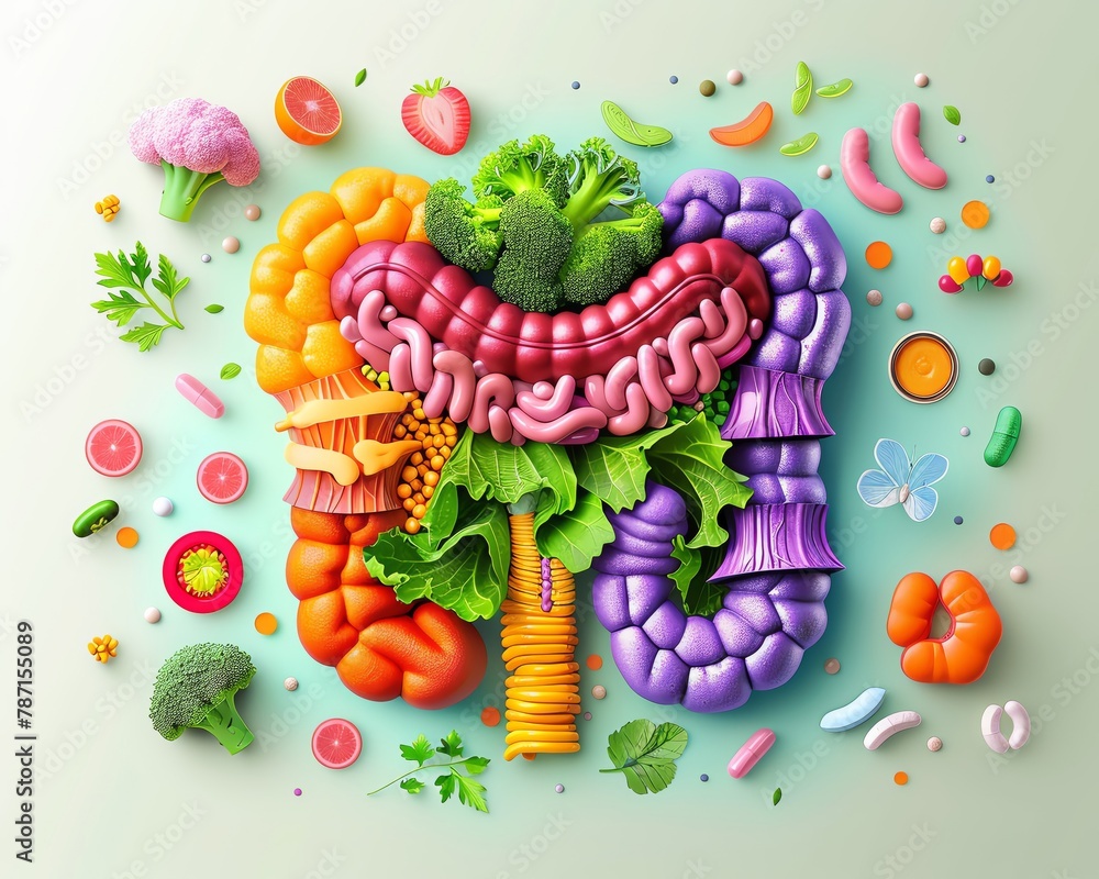 Visually appealing vibrant colors infographics highlighting the ...