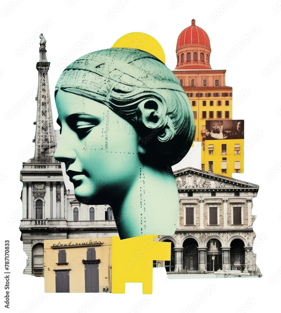 PNG Pop italy traditional art collage represent of italy culture ...