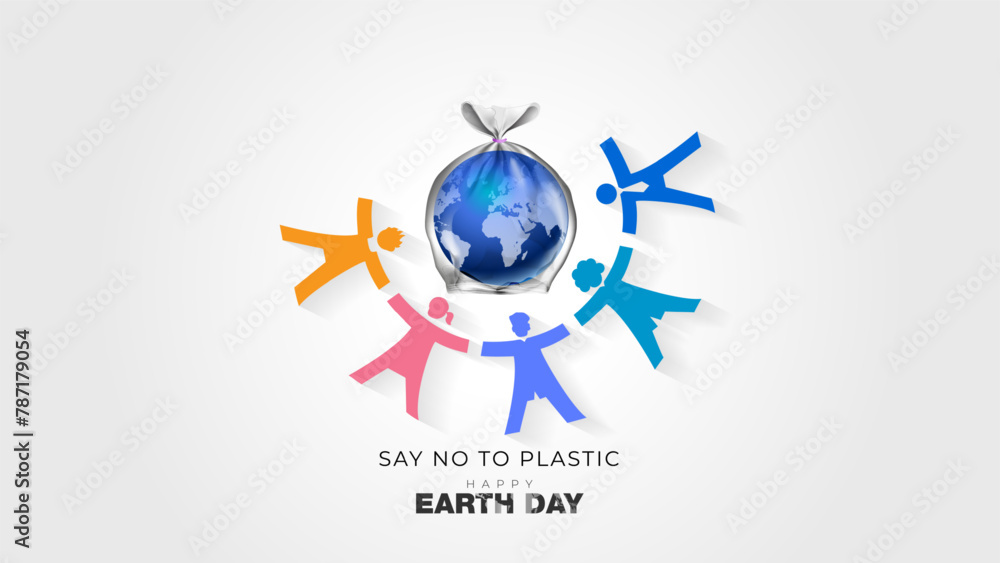 Earth day poster theme for 22 July, 2024 is Planet vs. Plastics. say no ...