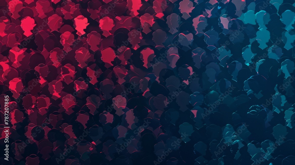 Wallpaper, abstract background, social media background with icons of a ...