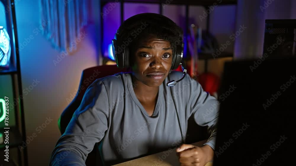 Clueless young black woman with dreadlocks shrugging in puzzlement ...