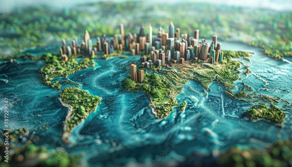 Global Portfolio Diversification, Depict scenes of investors ...