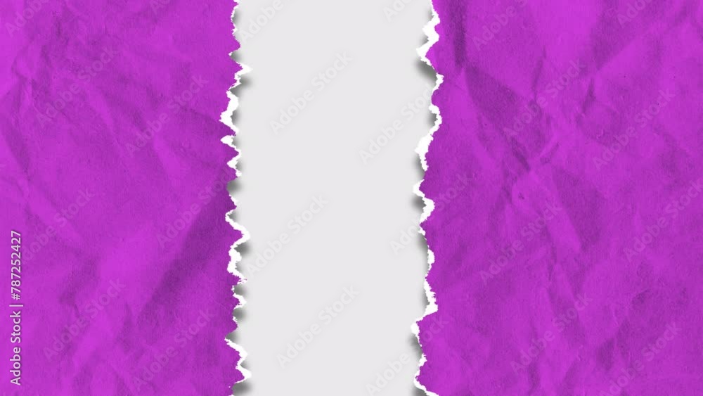 Torn Paper with Alpha Channel. Paper wrap torn transition animation ...