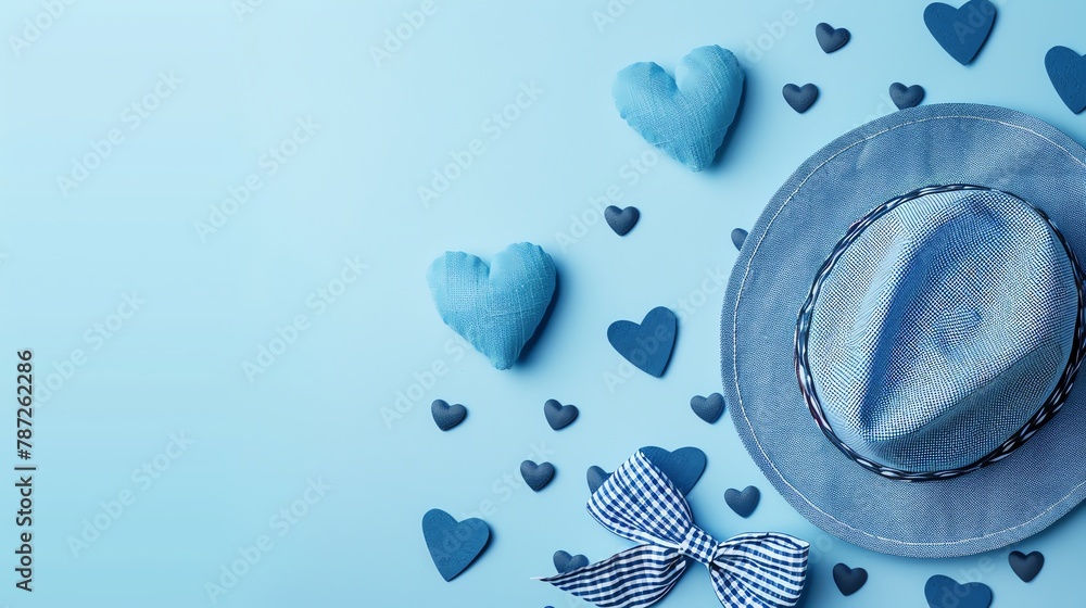 Fathers Day card image blue background, fathers day, aspect ratio 2:1 ...