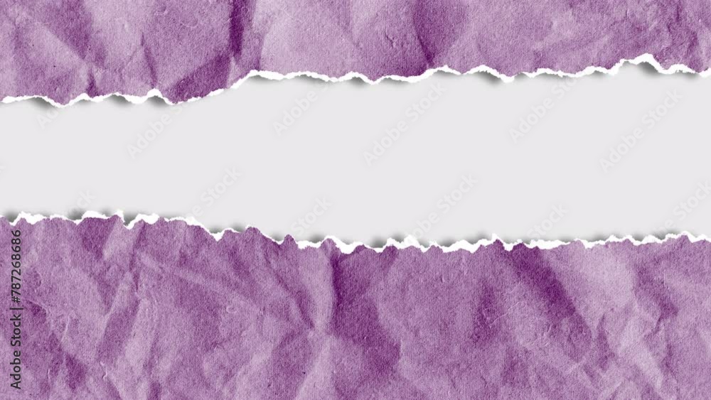 Torn Paper with Alpha Channel. Paper wrap torn transition animation ...