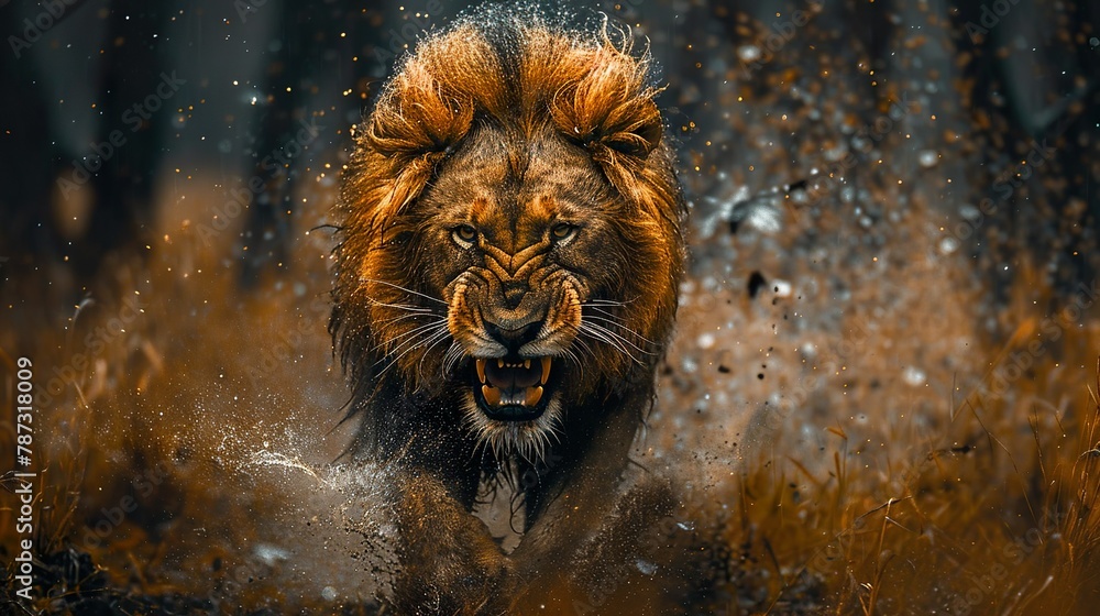 Roar, Lion, Roaring, Mighty, Powerful, Ferocious, Majestic, Fierce ...