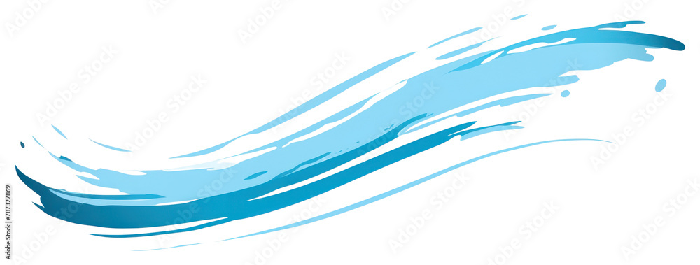 PNG Light blue doodle line long ink brush shape stroke backgrounds ...