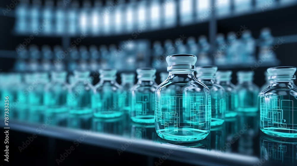 an AI-driven solution capable of tracing pharmaceutical glass bottles ...