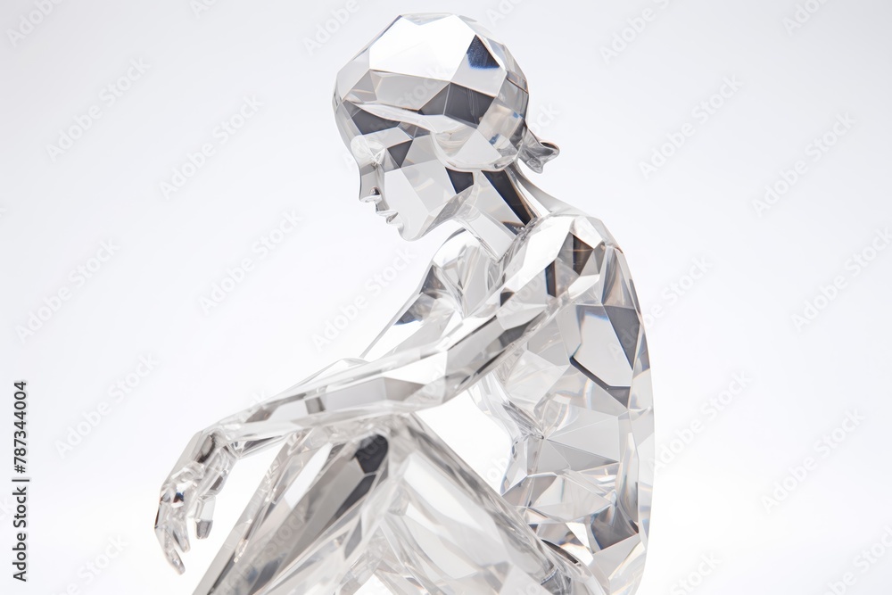 A perfect body shape of a female mannequin statue which is made from ...