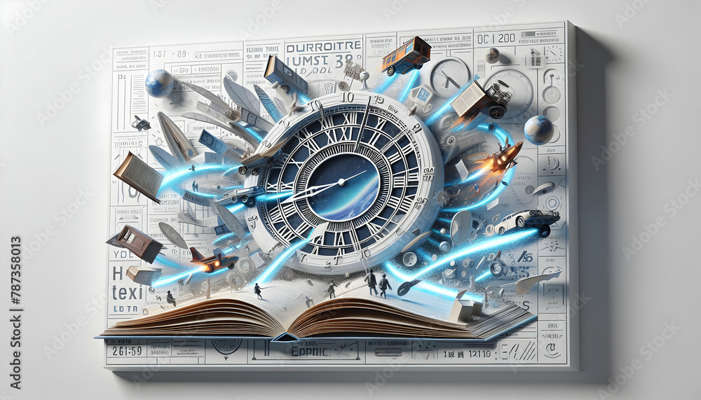 3D Poster: Reader Rainbow - A spectrum of books forming a rainbow, each ...